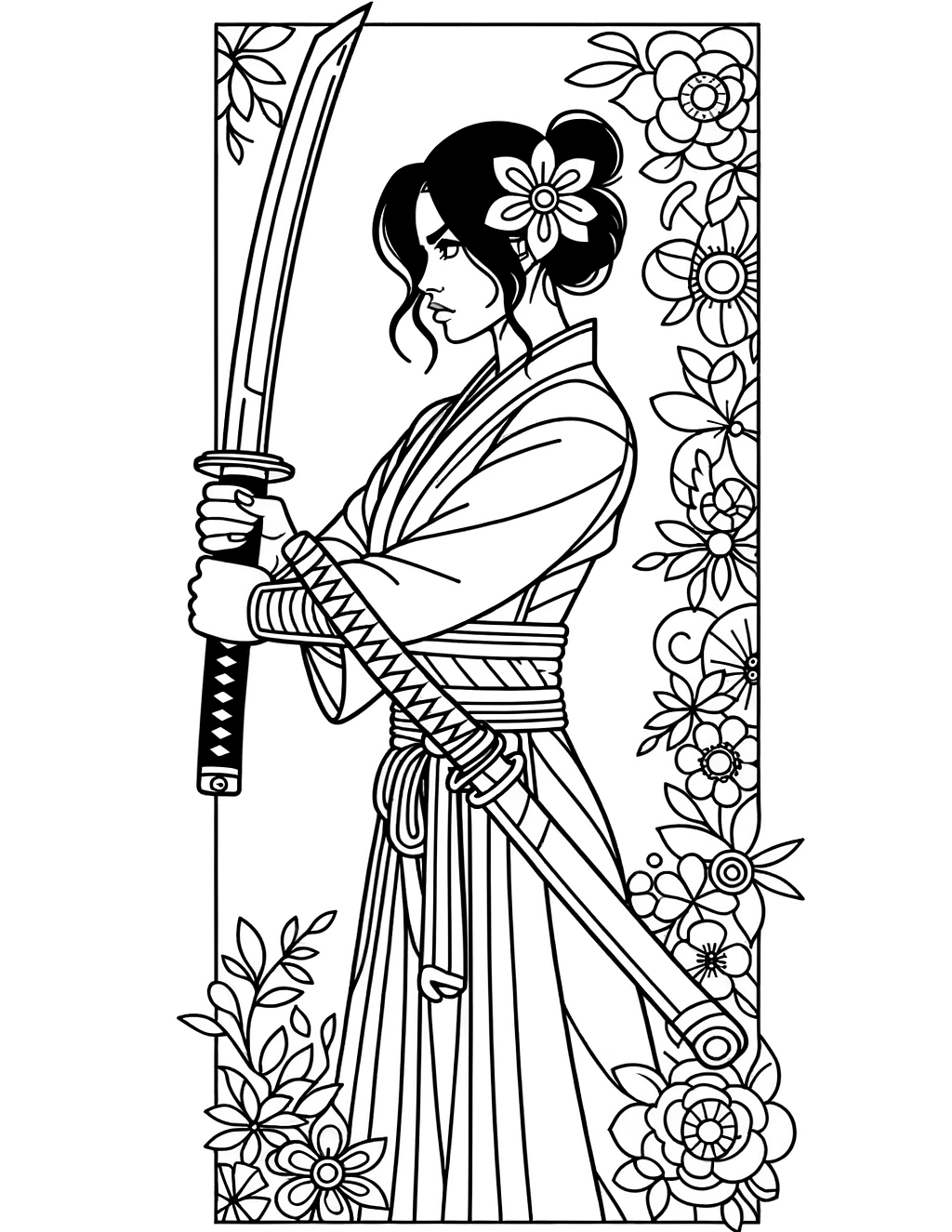 Coloring page of kill bill | PageCrayon